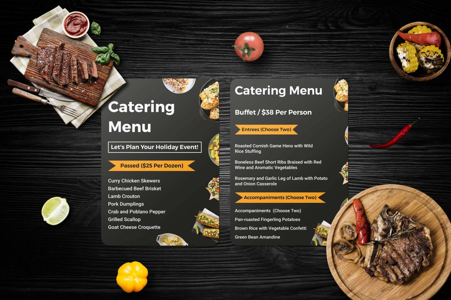 20+ Catering Menu Ideas and Best Practices | Lisi