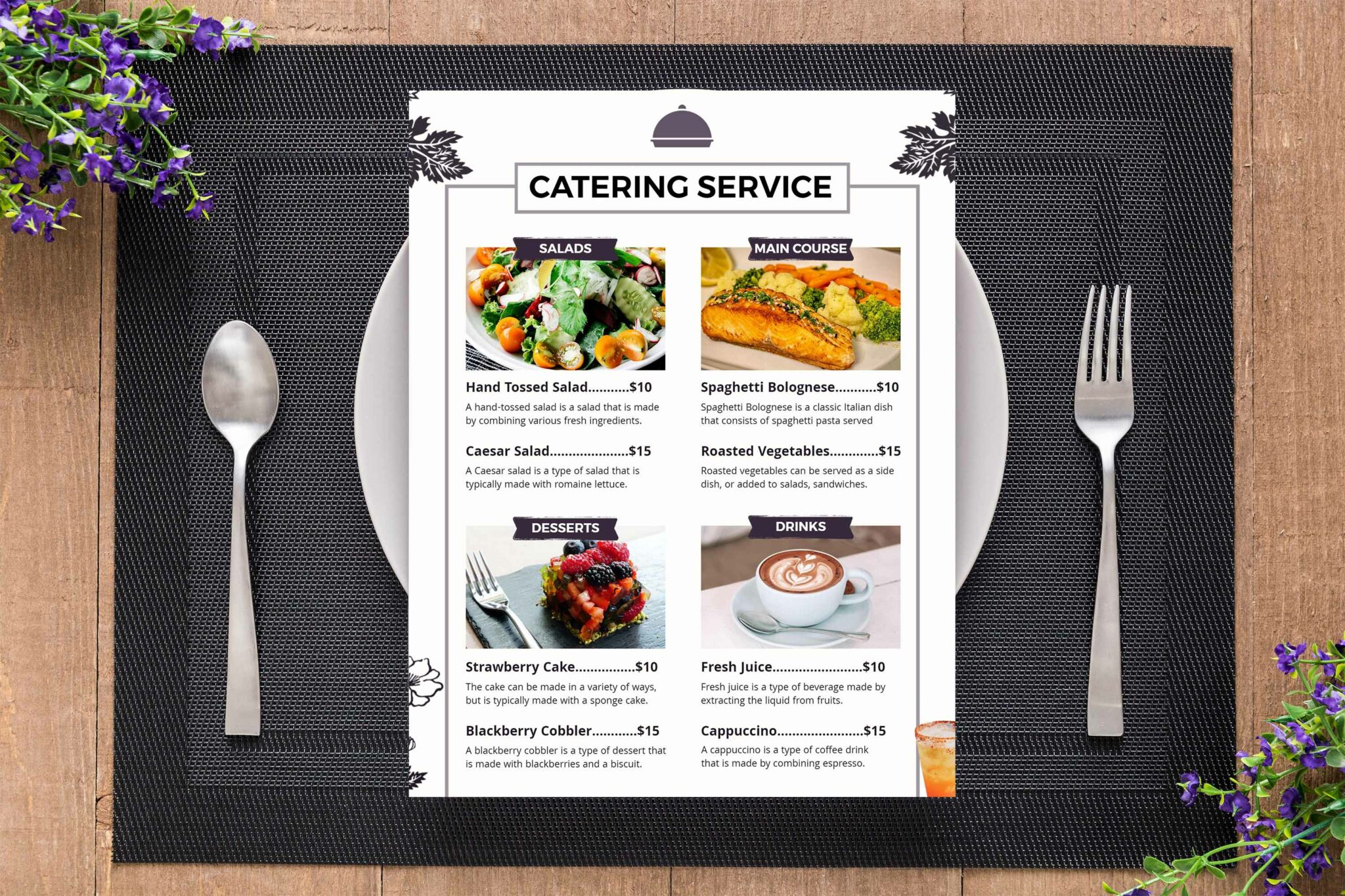 20+ Catering Menu Ideas and Best Practices | Lisi