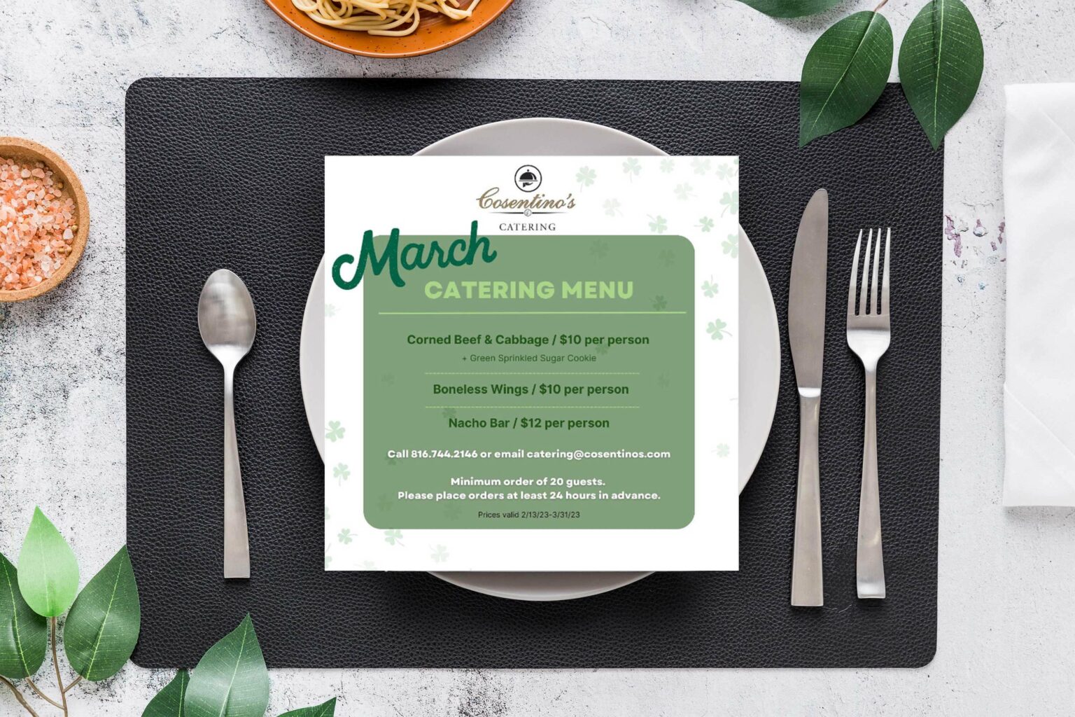 20+ Catering Menu Ideas and Best Practices | Lisi