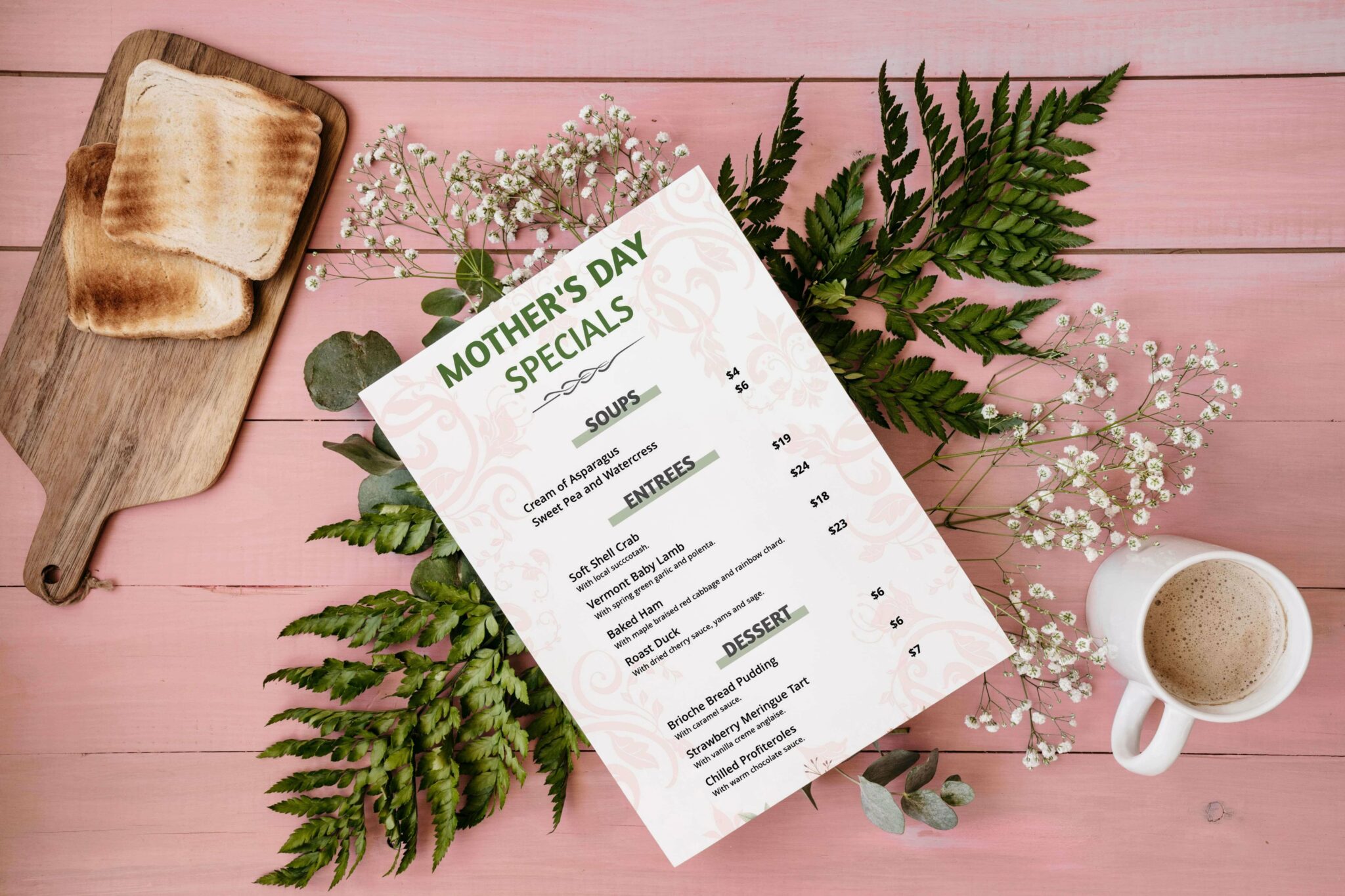 Festival Menu Design Ideas and Examples