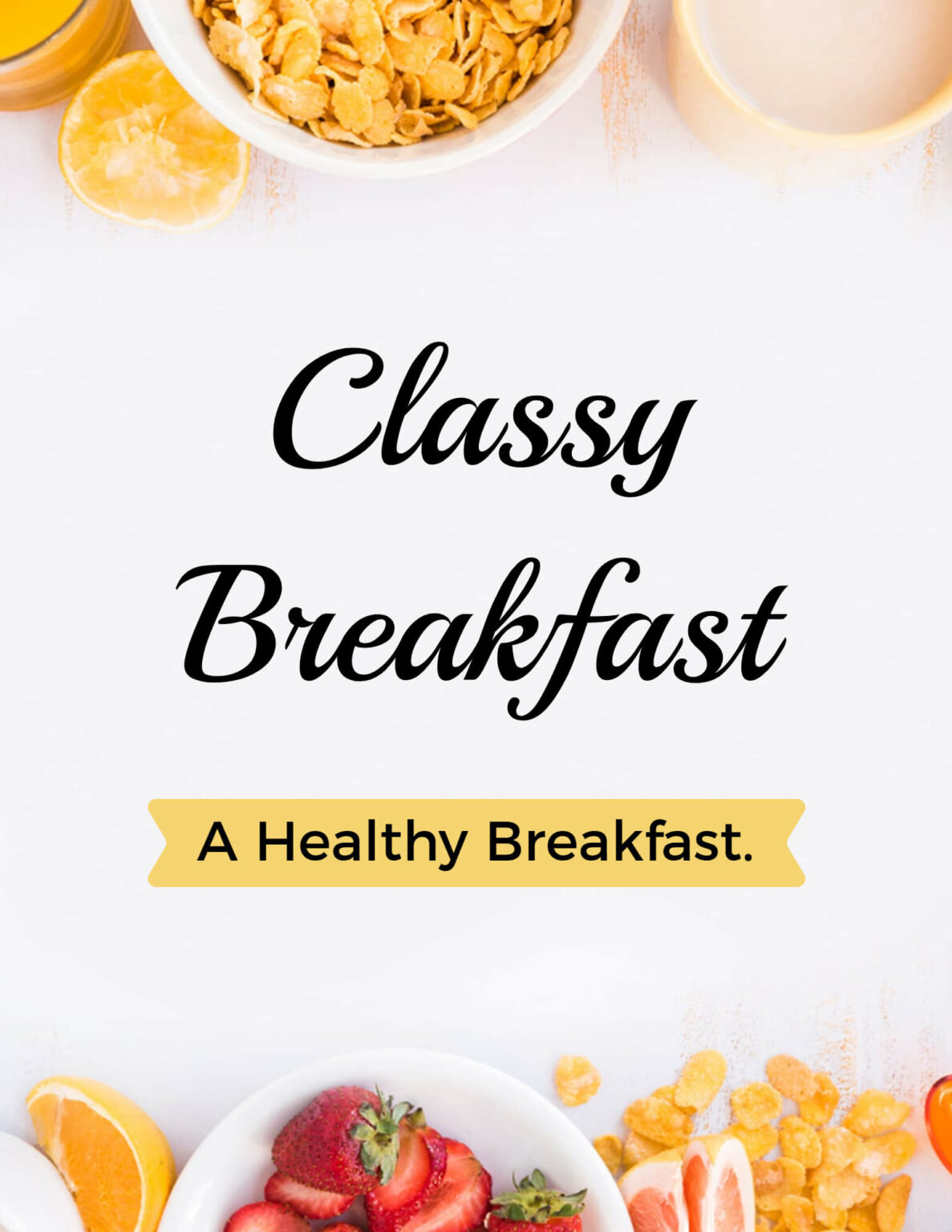 Free Customizable Breakfast Menu Templates