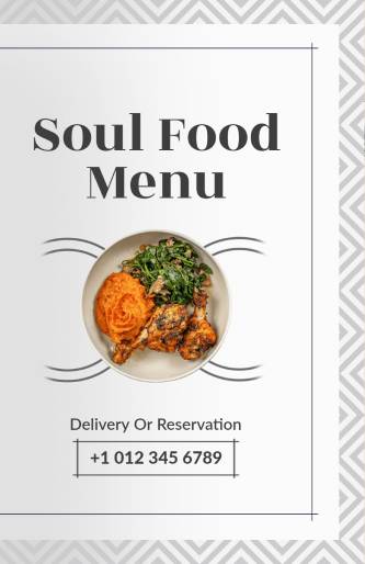 Food Menu Templates - Free | Customizable | Downloadable