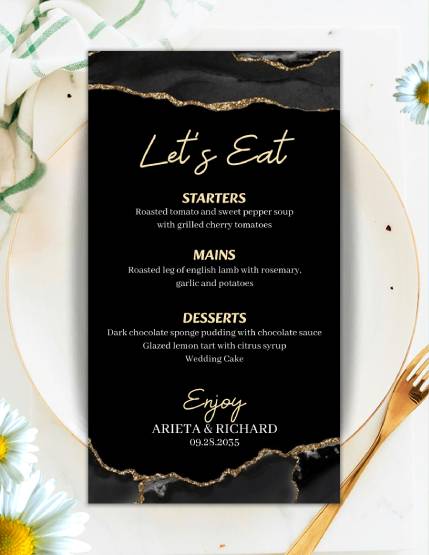 Fancy Menu Templates - Free | Editable | Downloadable