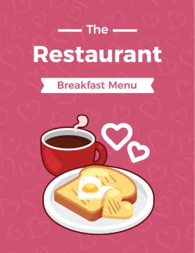Breakfast Menu Templates - Free | Editable | Downloadable