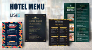 Hotel Menu Templates - Free | Editable | Downloadable