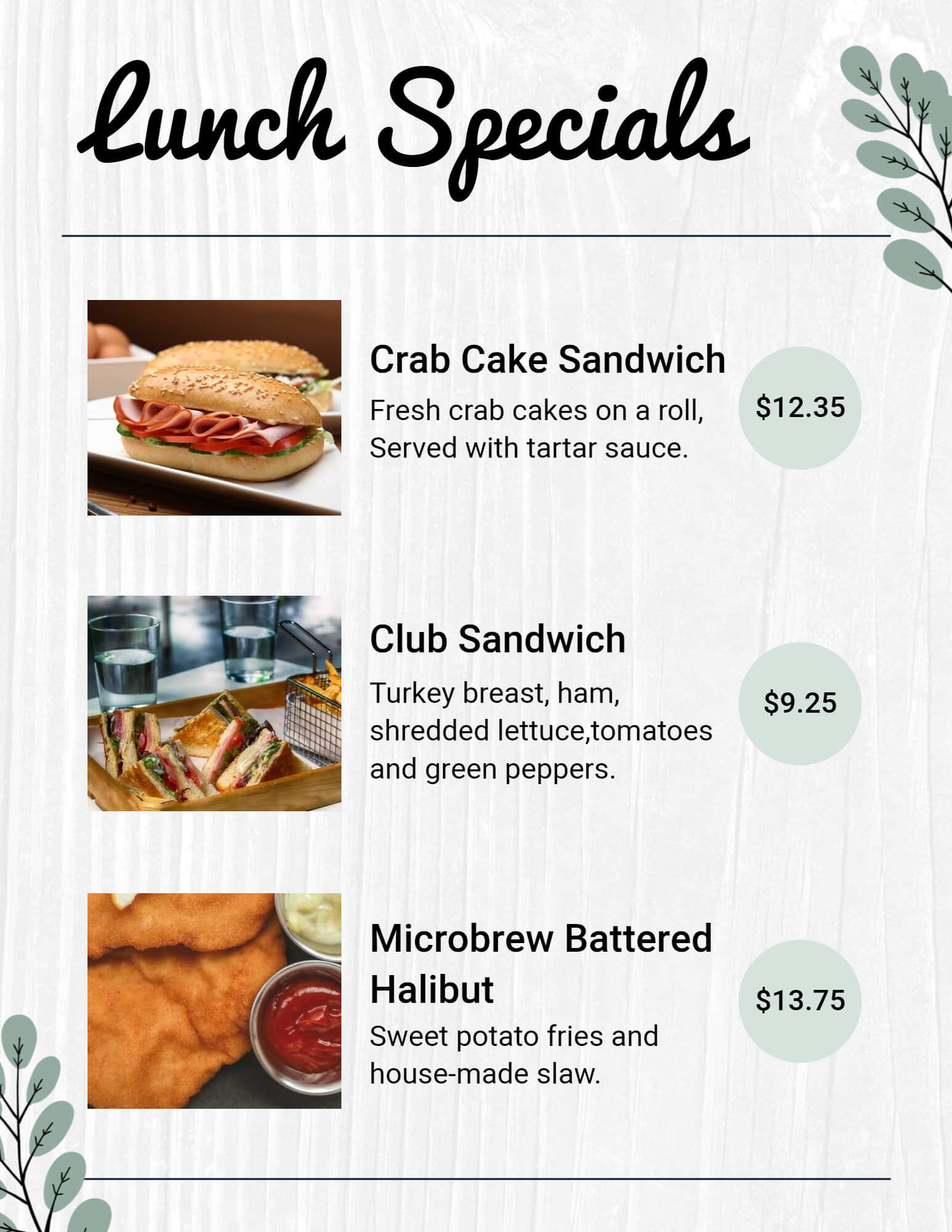 10 cool menu designs