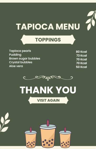 Drink Menu Templates - Free | Editable | Downloadable