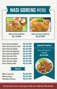 Modern Menu Templates - Free | Editable | Downloadable