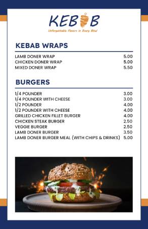 Restaurant Menu Templates - Free | Customize | Download
