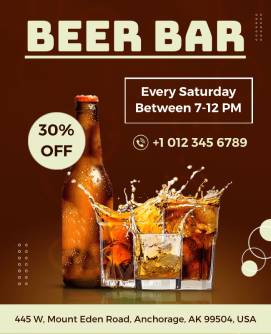 Pub Poster Templates