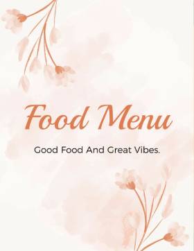 A La Carte Menu Templates - Free | Editable | Downloadable