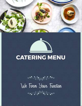 Catering Menu Templates - Free | Editable | Printable