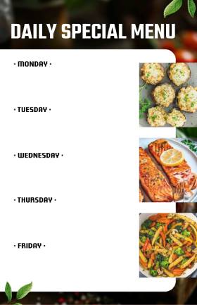 Blank Menu Templates: Explore Design Ideas, Examples and More