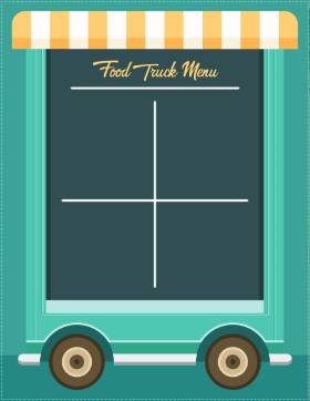 Blank Menu Templates - Free | Customizable | Downloadable