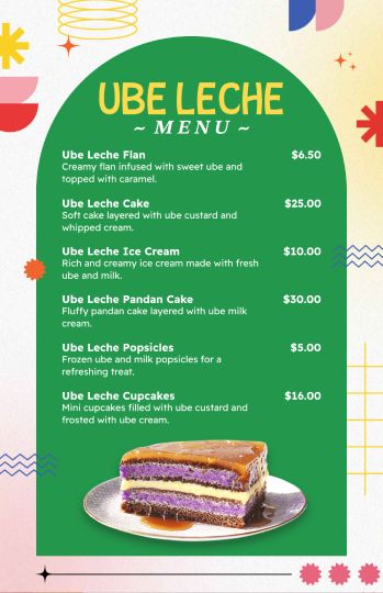 Filipino Menu Templates - Free | Printable | Downloadable