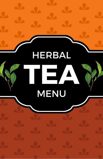 Tea Menu Templates - Free | Printable | Downloadable