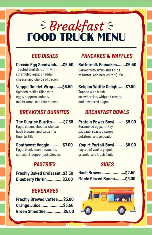 How to Design a Breakfast Menu? [Examples Included]
