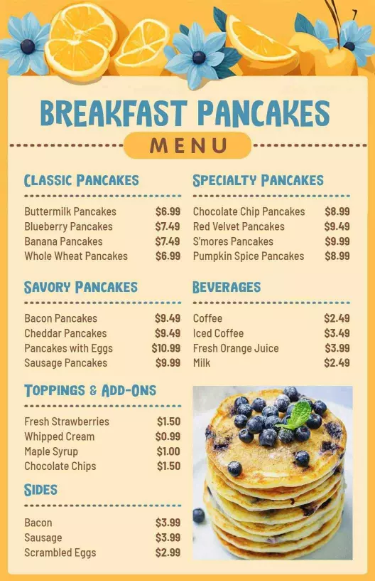 How to Design a Breakfast Menu? [Examples Included]
